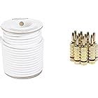 Amazon Amazon Basics AWG Speaker Cable Wire With Gold Plated Banana Tip Plugs Mm CL