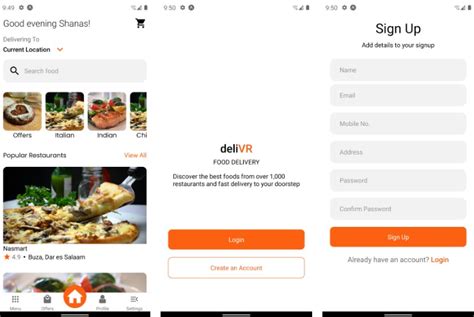 Food Delivery Cross Platform Mobile App Made With React Native And Expo