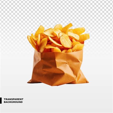 Premium PSD Potato Chips On A Transparent Background