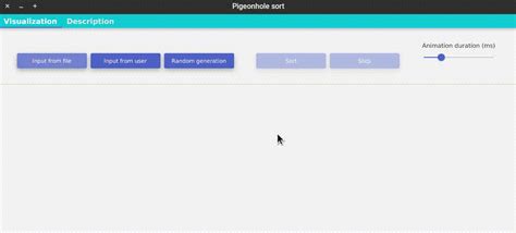 Github Federicobpigeonholesort Bird With Interactive Graphic