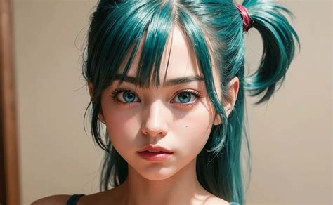 Ia Presenta A Bulma Joven De Dragon Ball Estilo Realista