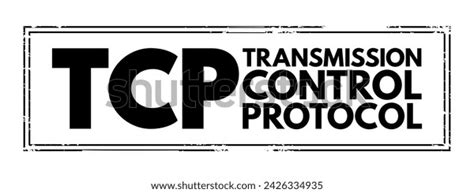 Tcp Transmission Control Protocol Standard That Stock Vector Royalty Free