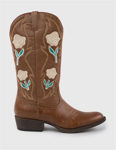 Coconuts By Matisse Patsy Womens Western Boots Tan 10 Tillys