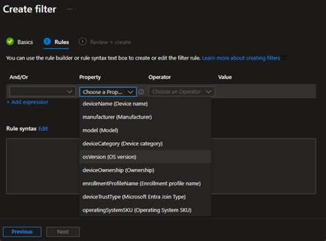 Intune Device Filters Thedxt