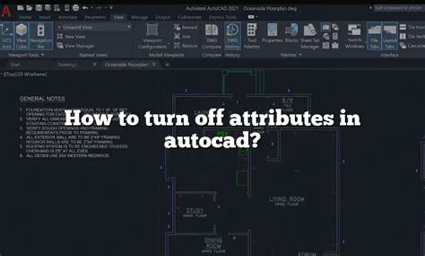 How To Turn Off Attributes In Autocad Caddikt