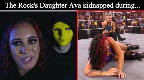 The Rock S Daughter Ava Kidnapped By Ivy Nile During Wwe Nxt Heatwave