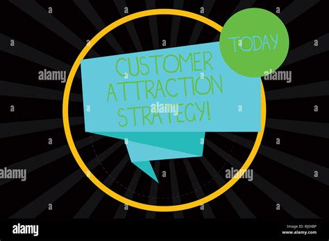 Word Writing Text Customer Attraction Strategy Business Concept For