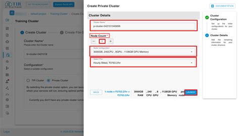 Training Cluster E2e Cloud