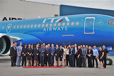 Il Primo Airbus A220 Livrea Azzurra Entra Nella Flotta Di ITA Airways