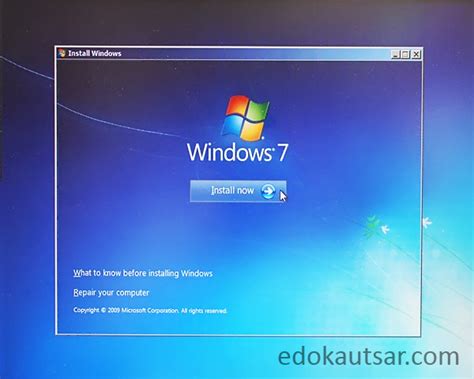Tutorial Cara Install Sistem Operasi Windows 7 Edo Kautsar