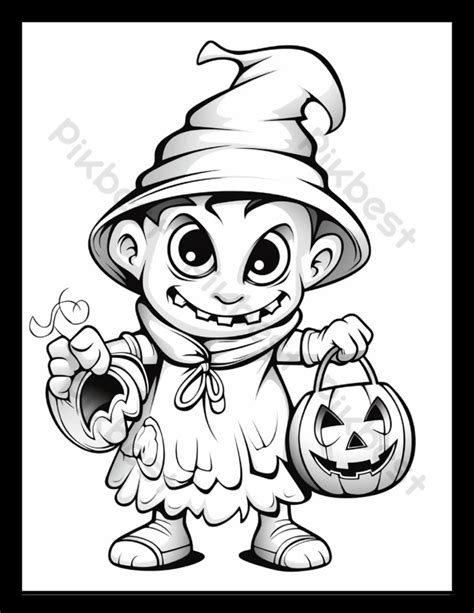 무료 할로윈 색칠 페이지