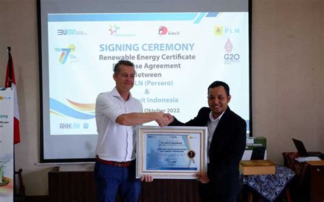 Dorong Transisi Energi PLN MoU Pembelian Layanan REC Dengan PT Kievit