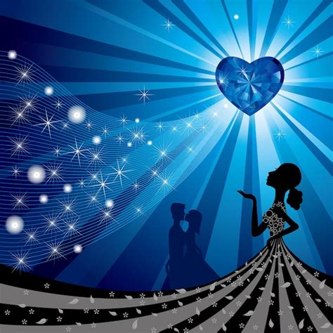 Premium Vector Girl And Diamonds The Background Is Red Radial