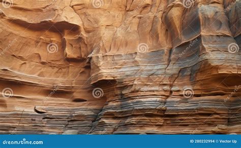 Surface Of Cliff Peeled Rock Rough Stone Seamless Cartoon Vector