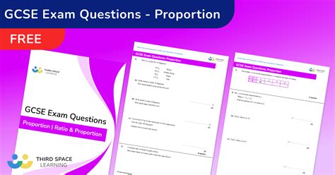 Proportion Exam Questions Gcse Maths Free