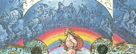 Bifrost Bridge Bifrost Thor Rainbow Bridge Bifrost Mythical Realm