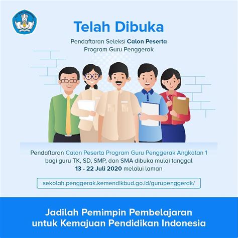 Yuk Mari Daftar Jadi Guru Penggerak