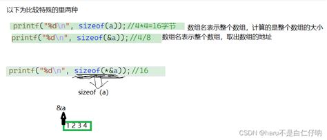 sizeof和strlen在不同数组类型的内存分析 csdn博客
