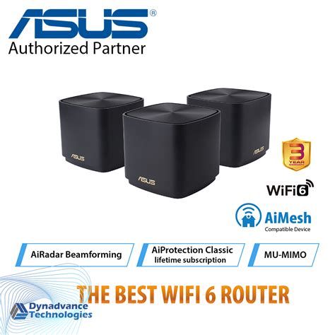 Asus Zenwifi Ax Mini Xd Ax Whole Home Mesh Wifi System Router Pack Parental Controls