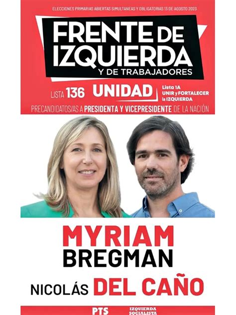 Todos Los Candidatos A Presidente En Las PASO 2023 Y Sus Boletas Uno