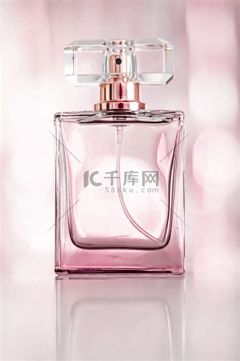魅力背景香水瓶、花卉女性香味、香水和香水作为豪华节日礼物、化妆品和美容品牌礼物高清摄影大图 千库网