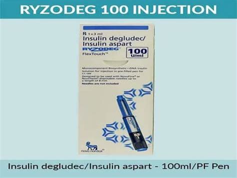 Ryzodeg 100ml Inj 01 At Best Price In Mumbai By Infinity Lifecare