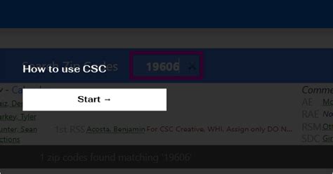 How To Use Csc