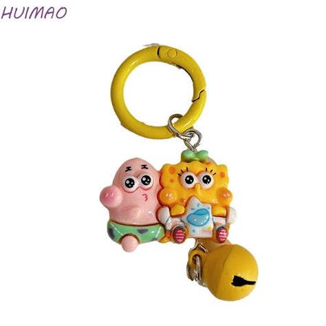 Huimao Spongebob Key Chain Spongebob Squarepants Patrick Star กระเป๋าเป้สะพายหลังจี้ บุคลิกภาพ