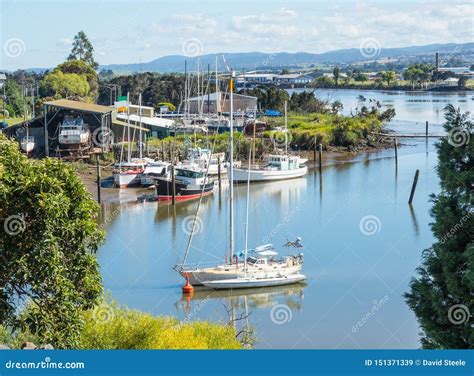Boats In The Tamar River Launceston Stock Image Image Of Tourism