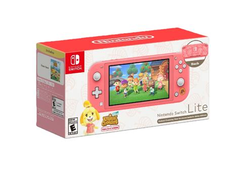 Nintendo Switch Lite Animal Crossing New Horizons Turquoise Bundle
