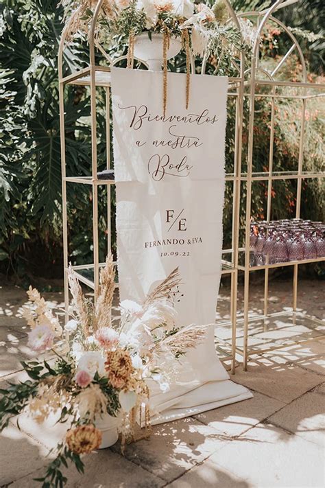 Carteles En Tela Para Decorar Tu Boda En 3 2 1