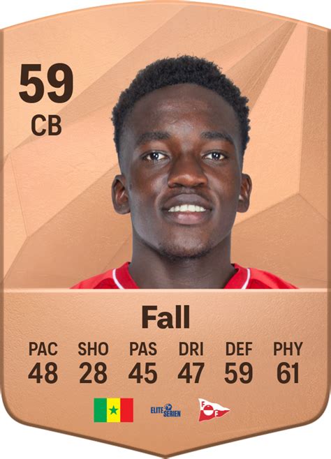 Fallou Fall Ea Sports Fc™ 25 Player Ratings