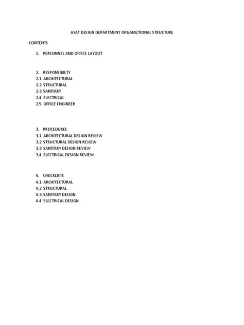 Design Department Pdf