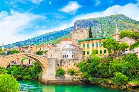 Premium Photo Old Bridge In Mostar Bosnia And Herzegovina