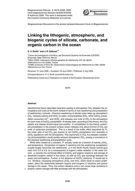 Linking The Lithogenic Atmospheric And Biogenic Cycles Of Silicate