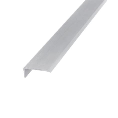 Brushed Aluminium Sa70 Vinyl Self Adhesive L Shape Nosing