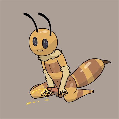 Rule 34 11 Antennae Anatomy Anthro Arthropod Balls Bee Black Eyes