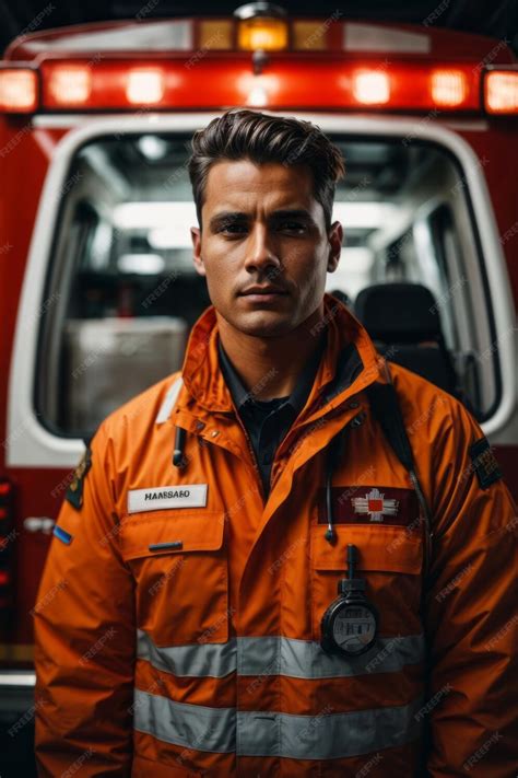 Premium Photo A Male Employee Of The Emergency Medical Service A