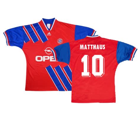 Bayern Munich 1993 95 Home Shirt S Excellent Matthaus 10 Classic Football Kit