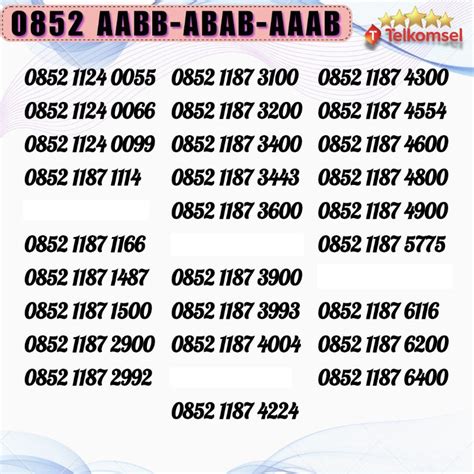Jual Nomor Cantik G LTE G Kartu Perdana TELKOMSEL Nocan Murah Shopee Indonesia