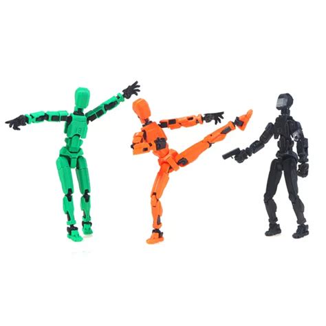 Multi Jointed Movable Robot 3d Printed Mannequin Toys Dummy Action Figures P Wb £6 53 Picclick Uk
