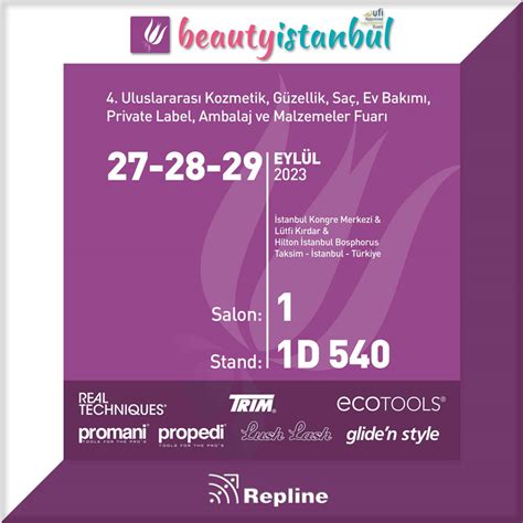 Beauty İstanbul Fuarındayız Repline Kişisel Bakım Ürünleri