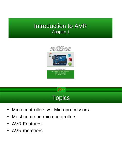 1c Introduction To Avr Pdf Microcontroller Computer Engineering