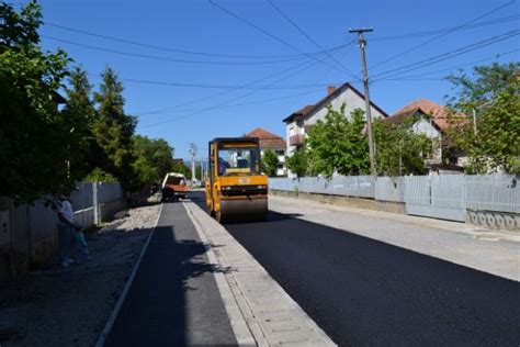 Asfaltarea străzii Cornetului din Negrești Oaș finalizată A început