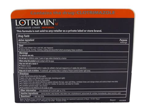 Lotrimin Clotrimazole Cream For Athletes Foot Antifungal Hy Vee