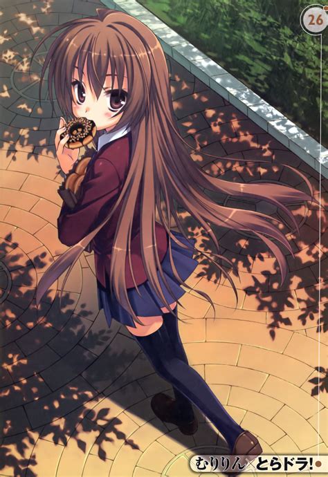 Safebooru Aisaka Taiga Black Legwear Black Thighhighs Blazer Blush