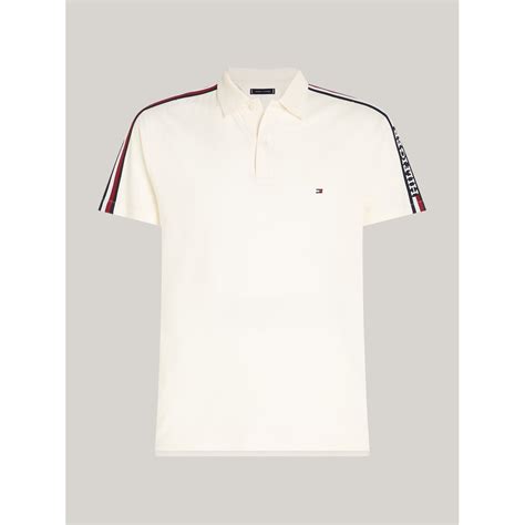 Tommy Hilfiger Global Stripe Monotype Reg Polo Men Short Sleeve
