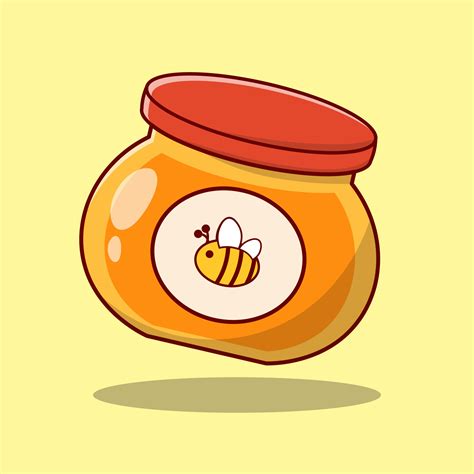 Honey Jar Cartoon