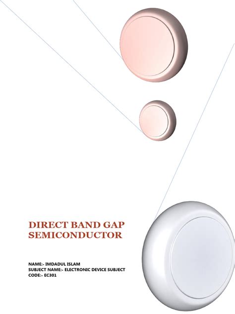 Direct Band Gap Semiconductor Pdf Band Gap Semiconductors