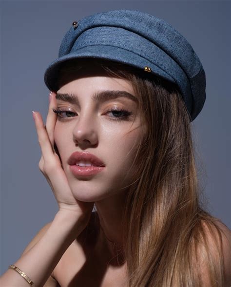 Premium Photo Seductive Sexy Lovely Attractive Young Sensual Woman With Beauty Face Posing On